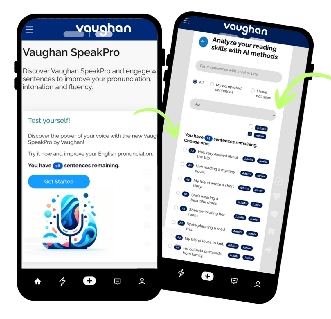 Vaughan Speak Pro: mejora tu speaking con IA